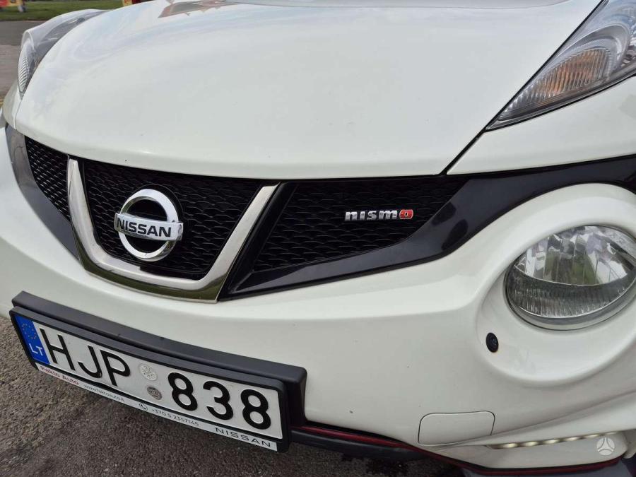 Balts Nissan Juke 2014 Viļņa, ar dzinēja tilpumu 1.62 L un nobraukumu 139 tūkst. km par 7760 €, foto 8 vietnē AUTOMOTO.COM.LV