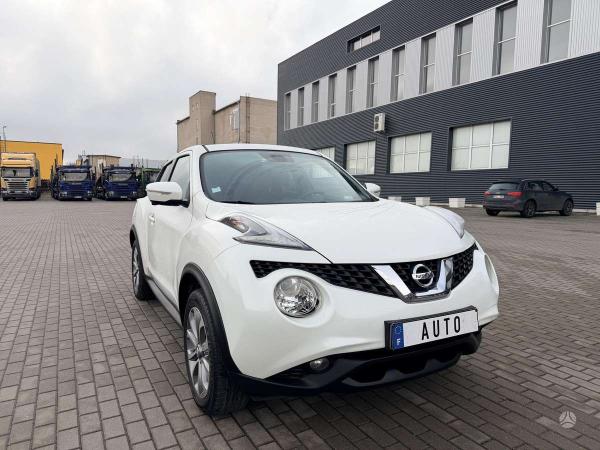 Balts Nissan Juke 2015 Tauragė, ar dzinēja tilpumu 1.46 L un nobraukumu 208 tūkst. km par 5499 €, foto 1 vietnē AUTOMOTO.COM.LV