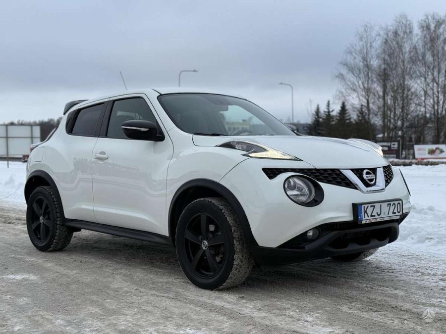 Balts Nissan Juke 2015 Panevēža, ar dzinēja tilpumu 1.20 L un nobraukumu 108 tūkst. km par 5950 €, foto 1 vietnē AUTOMOTO.COM.LV
