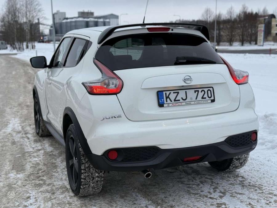 Balts Nissan Juke 2015 Panevēža, ar dzinēja tilpumu 1.20 L un nobraukumu 108 tūkst. km par 5950 €, foto 15 vietnē AUTOMOTO.COM.LV