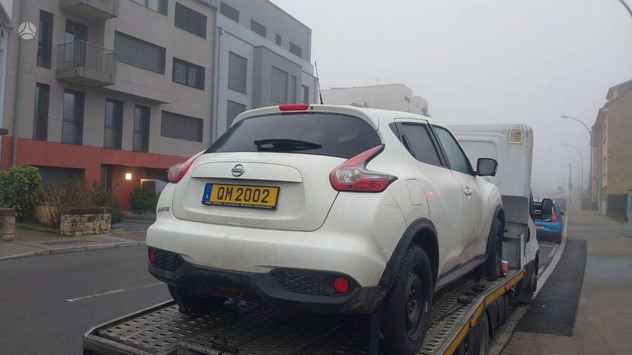 Balts Nissan Juke 2015 Marijampole, ar dzinēja tilpumu 1.20 L un nobraukumu 159 tūkst. km par 4599 €, foto 9 vietnē AUTOMOTO.COM.LV