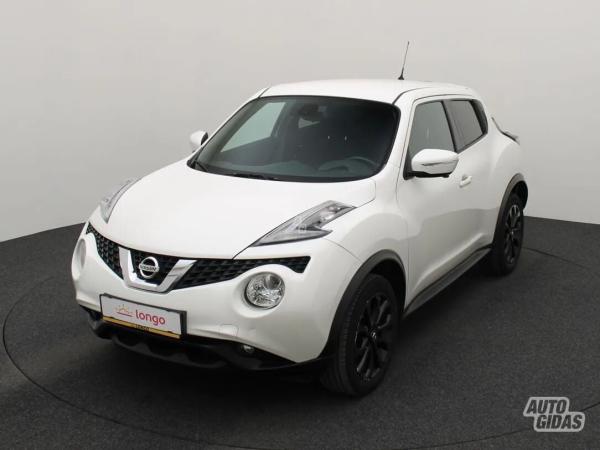 White Nissan Juke 2015 in Vilnius, with an engine capacity of 1.20 L and mileage of 179 thousand km for 7399 €, photo 1 on AUTOMOTO.COM.LV