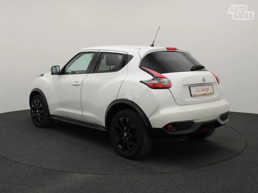 White Nissan Juke 2015 in Vilnius, with an engine capacity of 1.20 L and mileage of 179 thousand km for 7399 €, photo 8 on AUTOMOTO.COM.LV