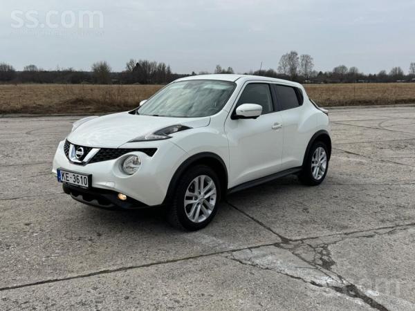 Balts Nissan Juke 2015 Rīga, ar dzinēja tilpumu 1.60 L un nobraukumu 0 tūkst. km par 7399 €, foto 1 vietnē AUTOMOTO.COM.LV
