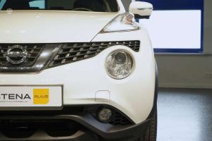 White Nissan Juke 2015 in Vilnius, with an engine capacity of 1.60 L and mileage of 92 thousand km for 7900 €, photo 6 on AUTOMOTO.COM.LV