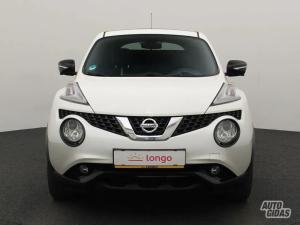 White Nissan Juke 2015 in Vilnius, with an engine capacity of 1.20 L and mileage of 145 thousand km for 8199 €, photo 4 on AUTOMOTO.COM.LV