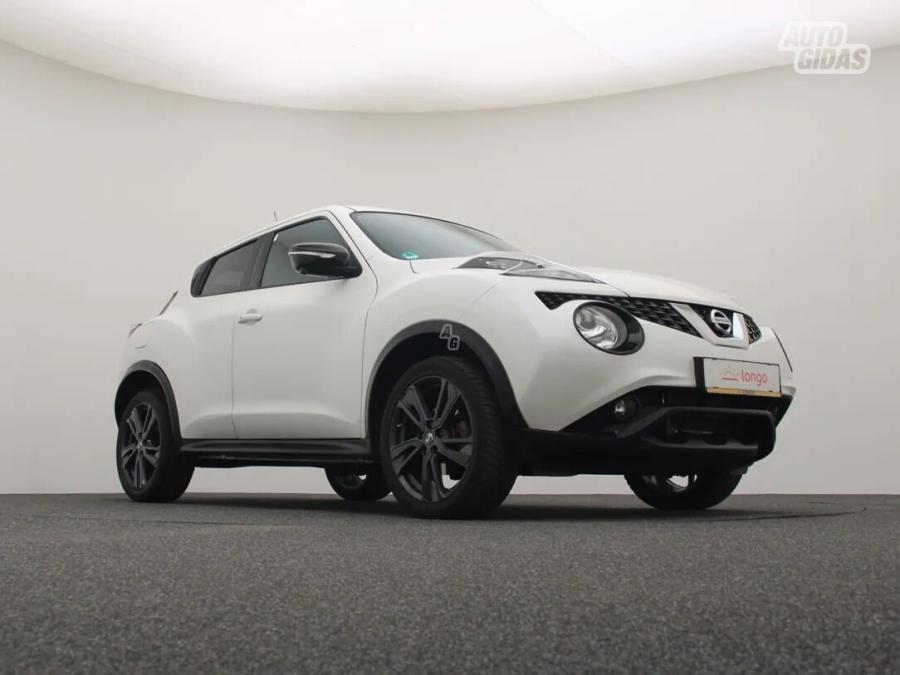 White Nissan Juke 2015 in Vilnius, with an engine capacity of 1.20 L and mileage of 145 thousand km for 8199 €, photo 12 on AUTOMOTO.COM.LV