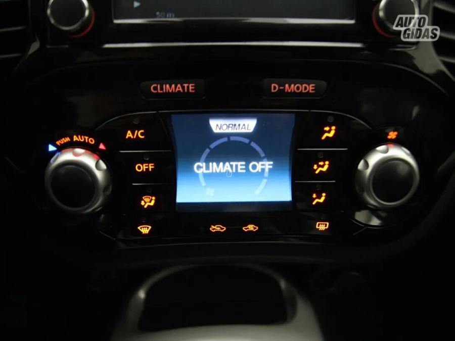 White Nissan Juke 2015 in Vilnius, with an engine capacity of 1.20 L and mileage of 145 thousand km for 8199 €, photo 21 on AUTOMOTO.COM.LV