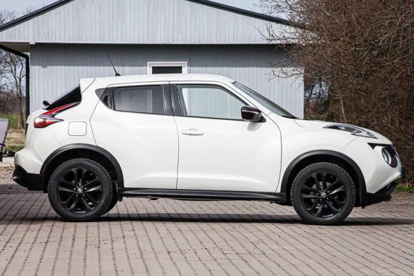 Balts Nissan Juke 2015 Tukums, ar dzinēja tilpumu 1.20 L un nobraukumu 140 tūkst. km par 8390 €, foto 2 vietnē AUTOMOTO.COM.LV