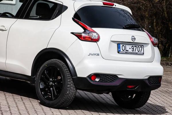 Balts Nissan Juke 2015 Tukums, ar dzinēja tilpumu 1.20 L un nobraukumu 140 tūkst. km par 8390 €, foto 8 vietnē AUTOMOTO.COM.LV