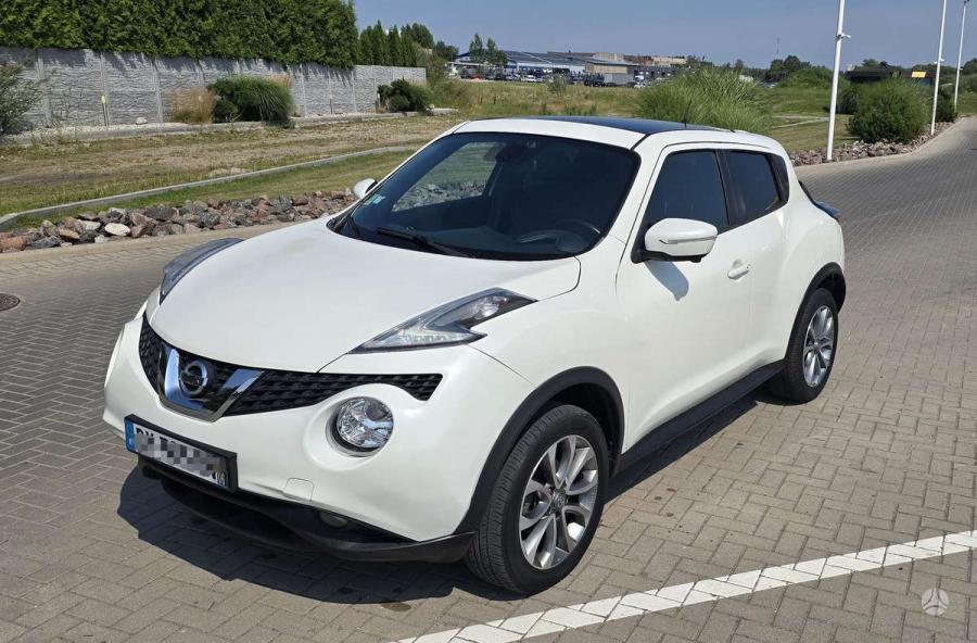 Balts Nissan Juke 2015 Tauragė, ar dzinēja tilpumu 1.20 L un nobraukumu 98 tūkst. km par 5800 €, foto 4 vietnē AUTOMOTO.COM.LV