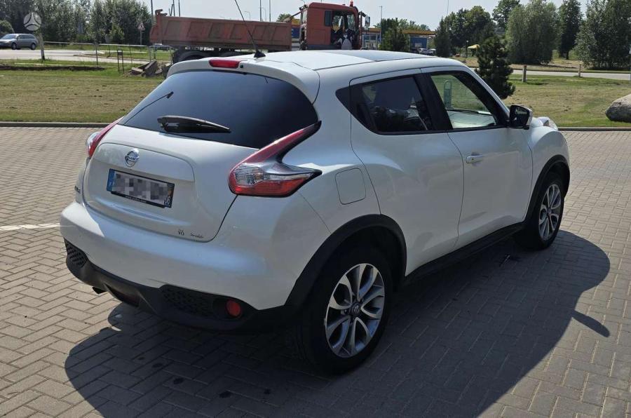 Balts Nissan Juke 2015 Tauragė, ar dzinēja tilpumu 1.20 L un nobraukumu 98 tūkst. km par 5800 €, foto 5 vietnē AUTOMOTO.COM.LV