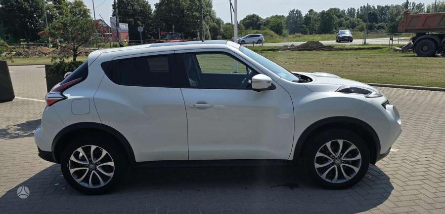 Balts Nissan Juke 2015 Tauragė, ar dzinēja tilpumu 1.20 L un nobraukumu 98 tūkst. km par 5800 €, foto 6 vietnē AUTOMOTO.COM.LV