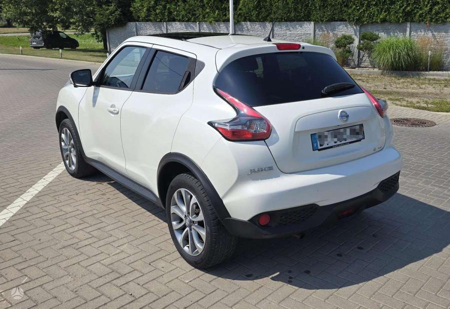 Balts Nissan Juke 2015 Tauragė, ar dzinēja tilpumu 1.20 L un nobraukumu 98 tūkst. km par 5800 €, foto 7 vietnē AUTOMOTO.COM.LV