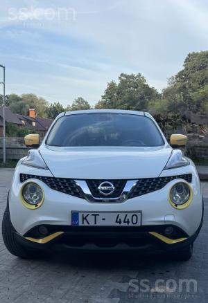 Balts Nissan Juke 2015 Rīga, ar dzinēja tilpumu 1.50 L un nobraukumu 153 tūkst. km par 7100 €, foto  vietnē AUTOMOTO.COM.LV