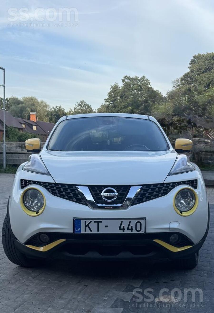Balts Nissan Juke 2015 Rīga, ar dzinēja tilpumu 1.50 L un nobraukumu 153 tūkst. km par 7100 €, foto 1 vietnē AUTOMOTO.COM.LV