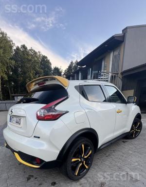 Balts Nissan Juke 2015 Rīga, ar dzinēja tilpumu 1.50 L un nobraukumu 153 tūkst. km par 7100 €, foto 5 vietnē AUTOMOTO.COM.LV