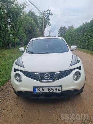 Balts Nissan Juke 2015 Dobele, ar dzinēja tilpumu 1.20 L un nobraukumu 97 tūkst. km par 7400 €, foto  vietnē AUTOMOTO.COM.LV