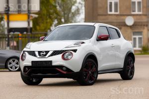 Balts Nissan Juke 2015 Jelgava, ar dzinēja tilpumu 1.20 L un nobraukumu 121 tūkst. km par 7390 €, foto  vietnē AUTOMOTO.COM.LV