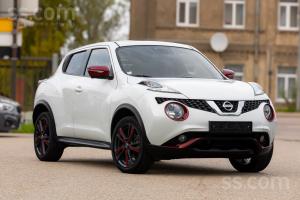 White Nissan Juke 2015 in Jelgava, with an engine capacity of 1.20 L and mileage of 121 thousand km for 7390 €, photo 4 on AUTOMOTO.COM.LV