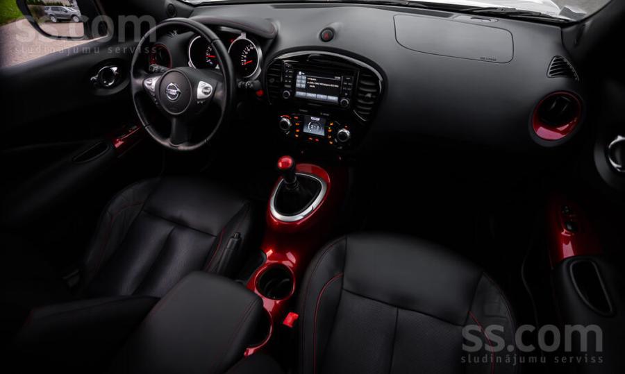 White Nissan Juke 2015 in Jelgava, with an engine capacity of 1.20 L and mileage of 121 thousand km for 7390 €, photo 11 on AUTOMOTO.COM.LV