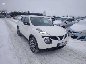 Balts Nissan Juke 2016 Tauragė, ar dzinēja tilpumu 1.20 L un nobraukumu 144 tūkst. km par 6300 €, foto 2 vietnē AUTOMOTO.COM.LV
