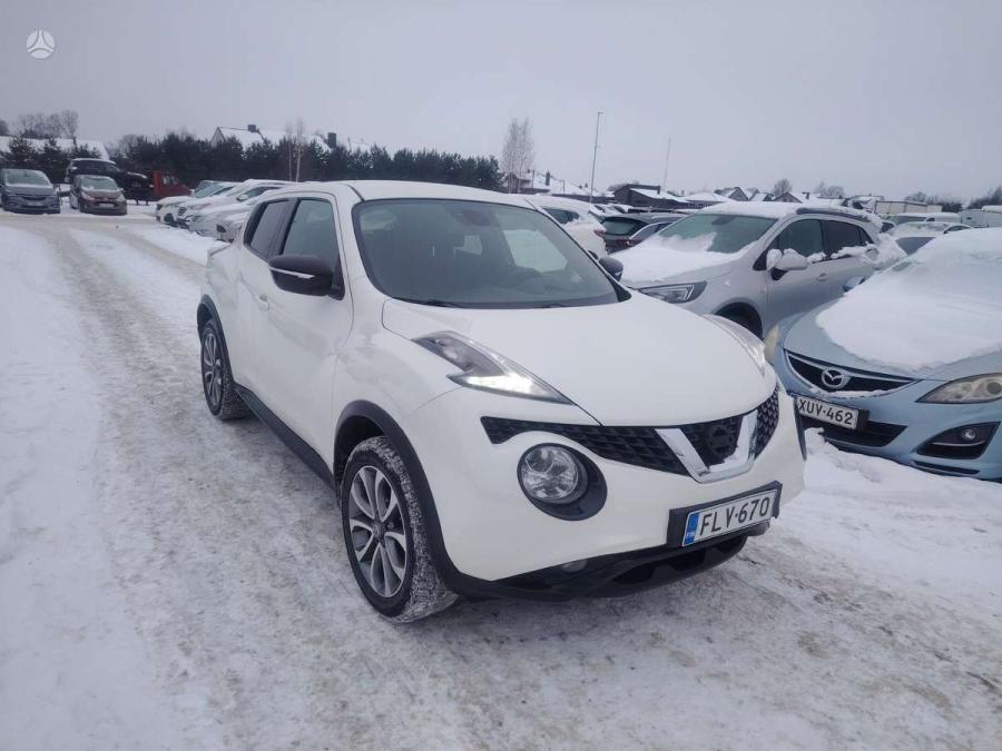 Balts Nissan Juke 2016 Tauragė, ar dzinēja tilpumu 1.20 L un nobraukumu 144 tūkst. km par 6300 €, foto 2 vietnē AUTOMOTO.COM.LV