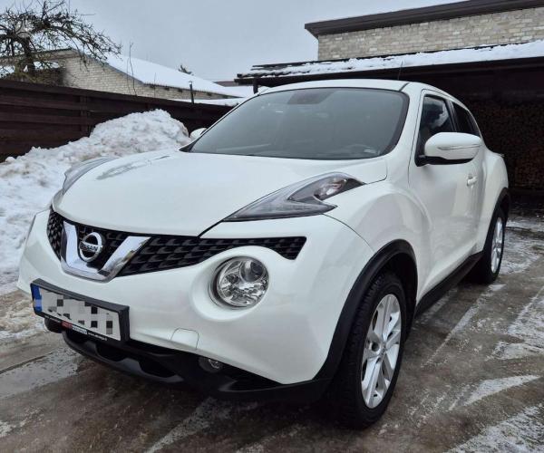 Balts Nissan Juke 2016 Jonava, ar dzinēja tilpumu 1.20 L un nobraukumu 156 tūkst. km par 6200 €, foto 1 vietnē AUTOMOTO.COM.LV