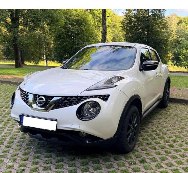 Balts Nissan Juke 2016 Viļņa, ar dzinēja tilpumu 1.60 L un nobraukumu 37 tūkst. km par 9500 €, foto 3 vietnē AUTOMOTO.COM.LV