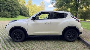 White Nissan Juke 2016 in Vilnius, with an engine capacity of 1.60 L and mileage of 37 thousand km for 9500 €, photo 5 on AUTOMOTO.COM.LV