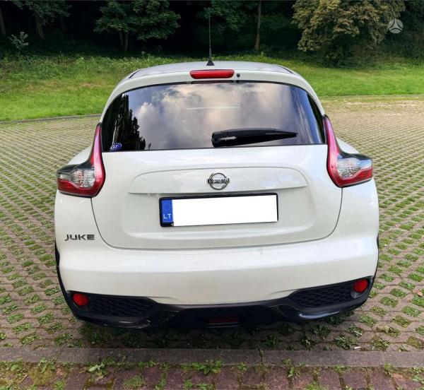 Balts Nissan Juke 2016 Viļņa, ar dzinēja tilpumu 1.60 L un nobraukumu 37 tūkst. km par 9500 €, foto 6 vietnē AUTOMOTO.COM.LV