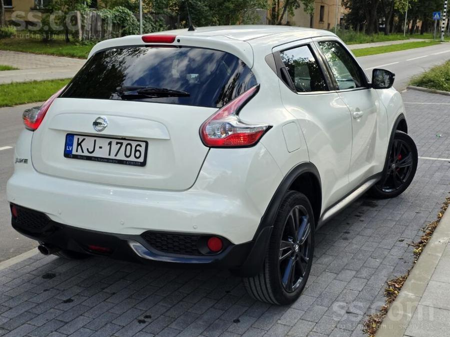 Balts Nissan Juke 2016 Rīga, ar dzinēja tilpumu 1.60 L un nobraukumu 104 tūkst. km par 6800 €, foto 6 vietnē AUTOMOTO.COM.LV