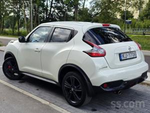 Balts Nissan Juke 2016 Rīga, ar dzinēja tilpumu 1.60 L un nobraukumu 104 tūkst. km par 6800 €, foto 7 vietnē AUTOMOTO.COM.LV