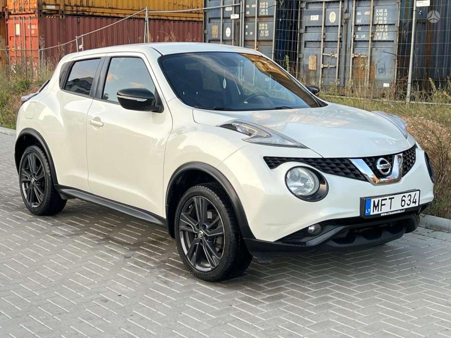 Balts Nissan Juke 2016 Viļņa, ar dzinēja tilpumu 1.60 L un nobraukumu 165 tūkst. km par 6750 €, foto 3 vietnē AUTOMOTO.COM.LV