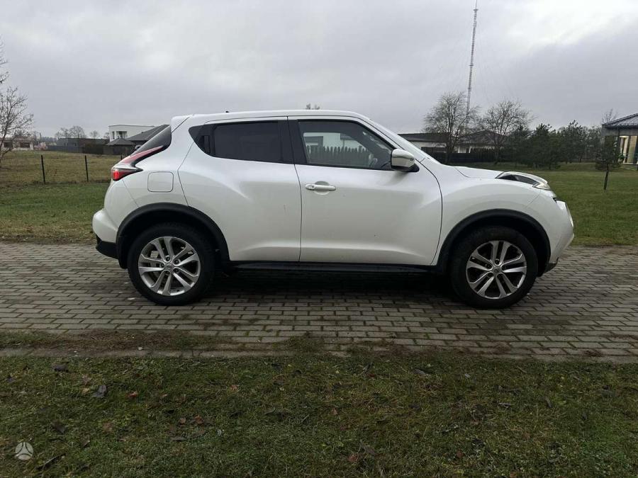 Balts Nissan Juke 2017 Tauragė, ar dzinēja tilpumu 1.20 L un nobraukumu 160 tūkst. km par 7100 €, foto 5 vietnē AUTOMOTO.COM.LV