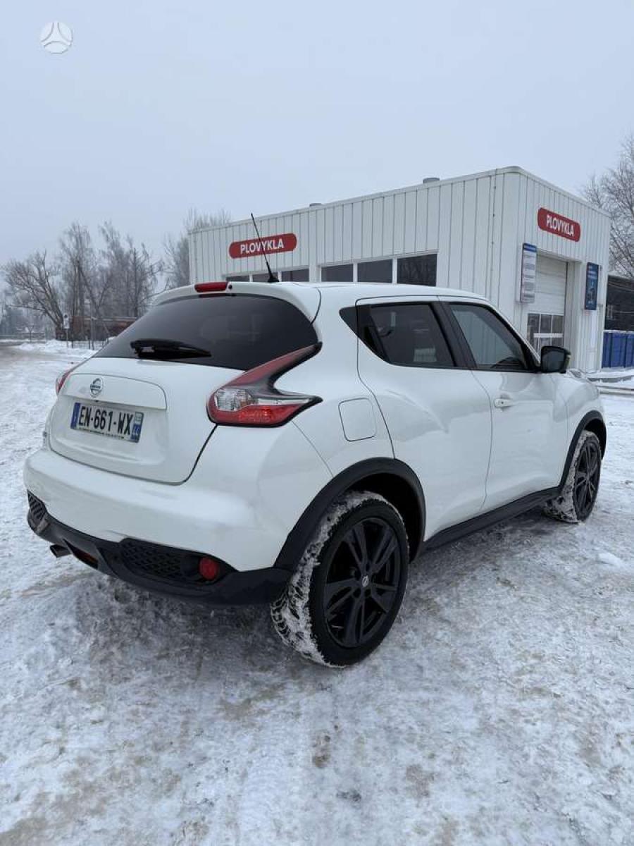 Balts Nissan Juke 2017 Tauragė, ar dzinēja tilpumu 1.20 L un nobraukumu 90 tūkst. km par 6300 €, foto 4 vietnē AUTOMOTO.COM.LV