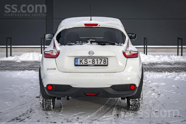 White Nissan Juke 2017 in Riga, with an engine capacity of 1.60 L and mileage of 0 thousand km for 8500 €, photo 5 on AUTOMOTO.COM.LV