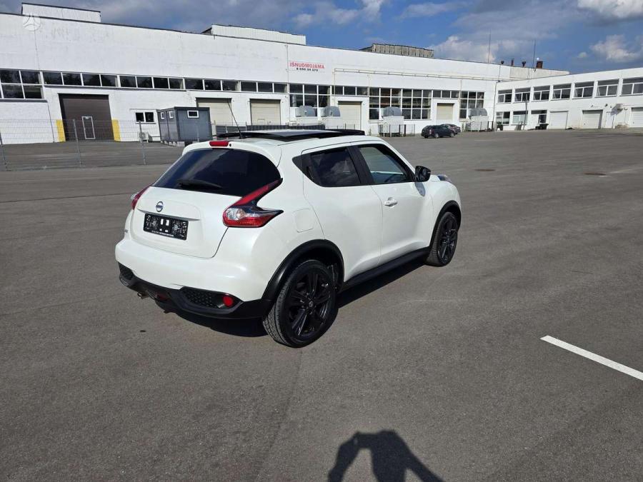 Balts Nissan Juke 2017 Marijampole, ar dzinēja tilpumu 1.20 L un nobraukumu 127 tūkst. km par 6700 €, foto 5 vietnē AUTOMOTO.COM.LV