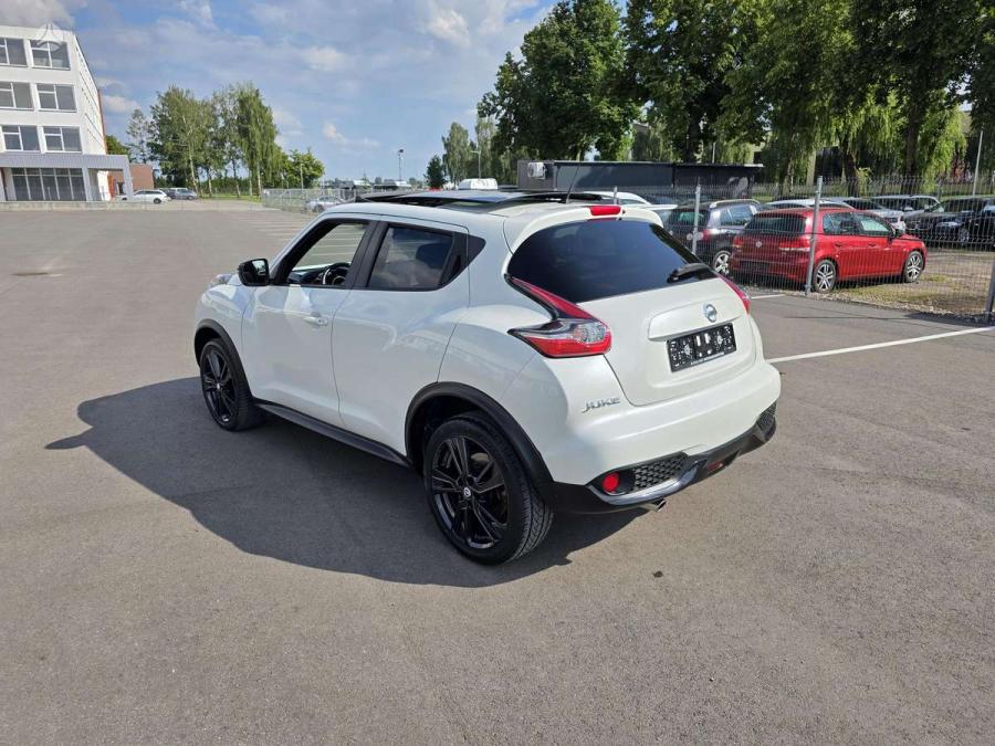 Balts Nissan Juke 2017 Marijampole, ar dzinēja tilpumu 1.20 L un nobraukumu 127 tūkst. km par 6700 €, foto 7 vietnē AUTOMOTO.COM.LV