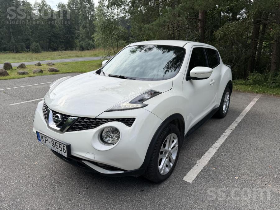 Balts Nissan Juke 2017 Rīga, ar dzinēja tilpumu 1.60 L un nobraukumu 137 tūkst. km par 8500 €, foto 1 vietnē AUTOMOTO.COM.LV