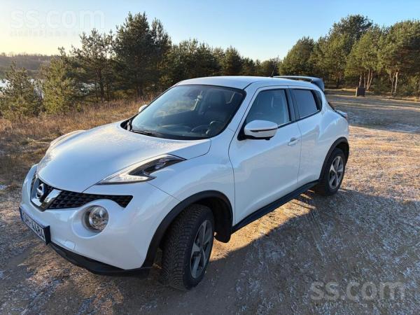 White Nissan Juke 2018 in Daugavpils, with an engine capacity of 1.60 L and mileage of 0 thousand km for 9990 €, photo 1 on AUTOMOTO.COM.LV