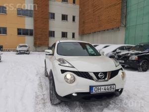 White Nissan Juke 2018 in Daugavpils, with an engine capacity of 1.60 L and mileage of 0 thousand km for 9950 €, photo 4 on AUTOMOTO.COM.LV