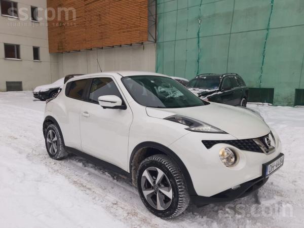 White Nissan Juke 2018 in Daugavpils, with an engine capacity of 1.60 L and mileage of 0 thousand km for 9950 €, photo 5 on AUTOMOTO.COM.LV