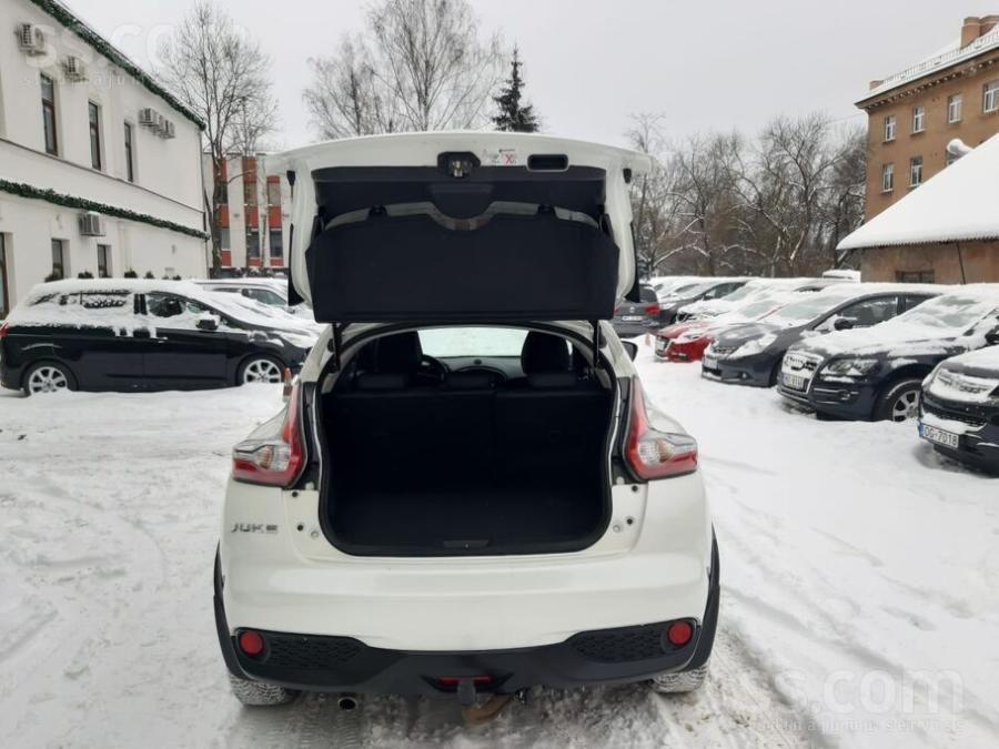 White Nissan Juke 2018 in Daugavpils, with an engine capacity of 1.60 L and mileage of 0 thousand km for 9950 €, photo 24 on AUTOMOTO.COM.LV