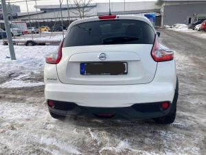 White Nissan Juke 2018 in Vilnius, with an engine capacity of 1.20 L and mileage of 134 thousand km for 7300 €, photo 6 on AUTOMOTO.COM.LV