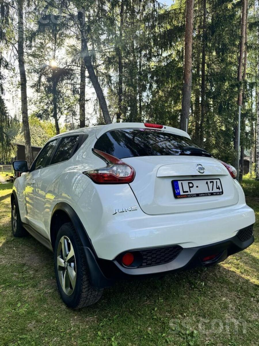 Balts Nissan Juke 2018 Rīga, ar dzinēja tilpumu 1.60 L un nobraukumu 125 tūkst. km par 9500 €, foto 4 vietnē AUTOMOTO.COM.LV