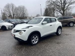 Balts Nissan Juke 2018 Rīga, ar dzinēja tilpumu 1.60 L un nobraukumu 67 tūkst. km par 9790 €, foto  vietnē AUTOMOTO.COM.LV