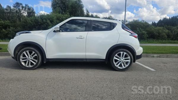 Balts Nissan Juke 2018 Jelgava, ar dzinēja tilpumu 1.60 L un nobraukumu 113 tūkst. km par 8100 €, foto 1 vietnē AUTOMOTO.COM.LV