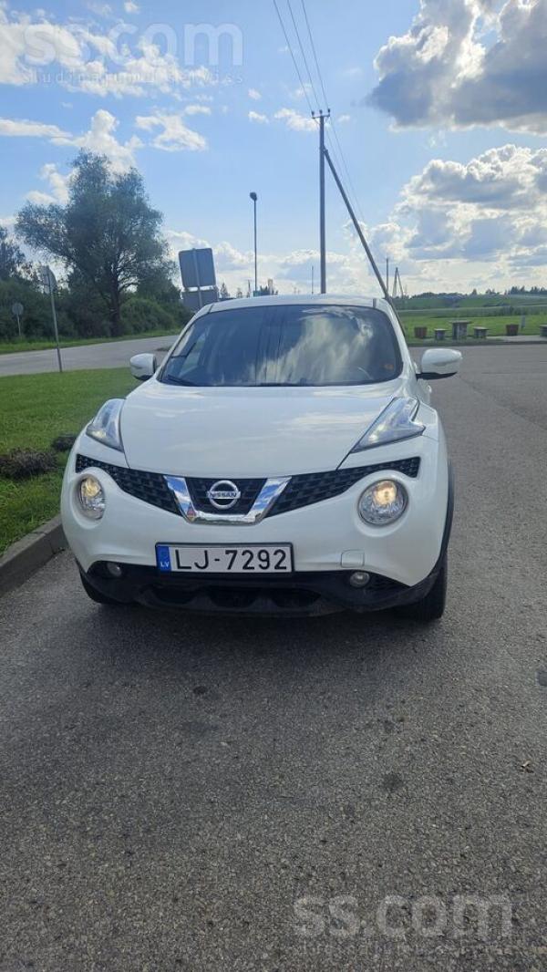 Balts Nissan Juke 2018 Jelgava, ar dzinēja tilpumu 1.60 L un nobraukumu 113 tūkst. km par 8100 €, foto 2 vietnē AUTOMOTO.COM.LV