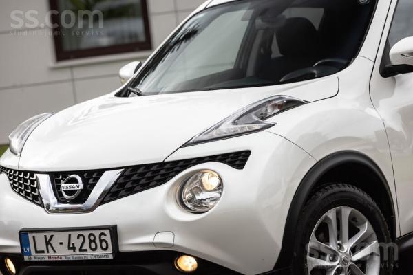 Balts Nissan Juke 2018 Jelgava, ar dzinēja tilpumu 1.20 L un nobraukumu 158 tūkst. km par 7999 €, foto 1 vietnē AUTOMOTO.COM.LV